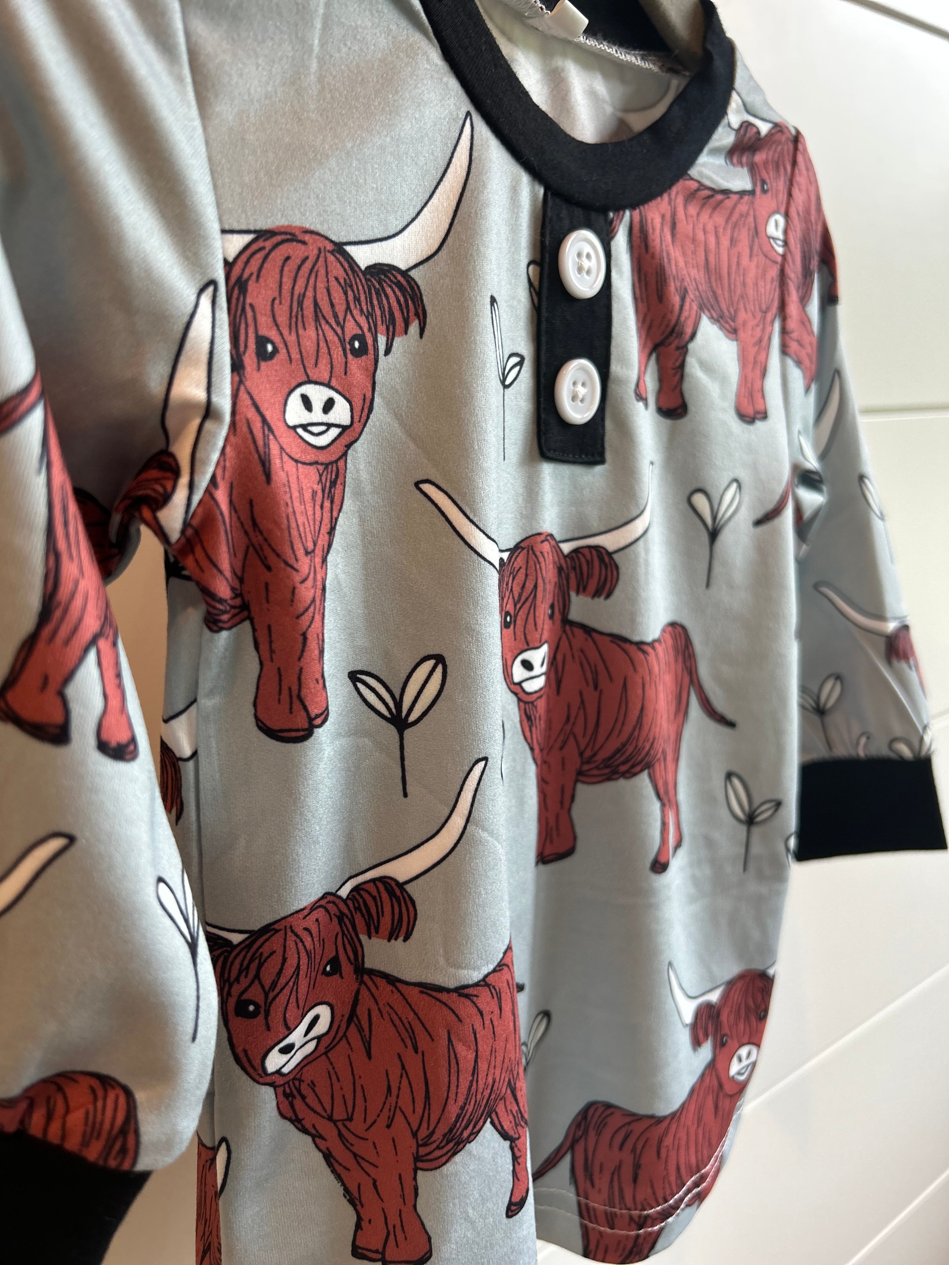 Highland Blue Bamboo 2-Piece Set – Patched Cow Collective